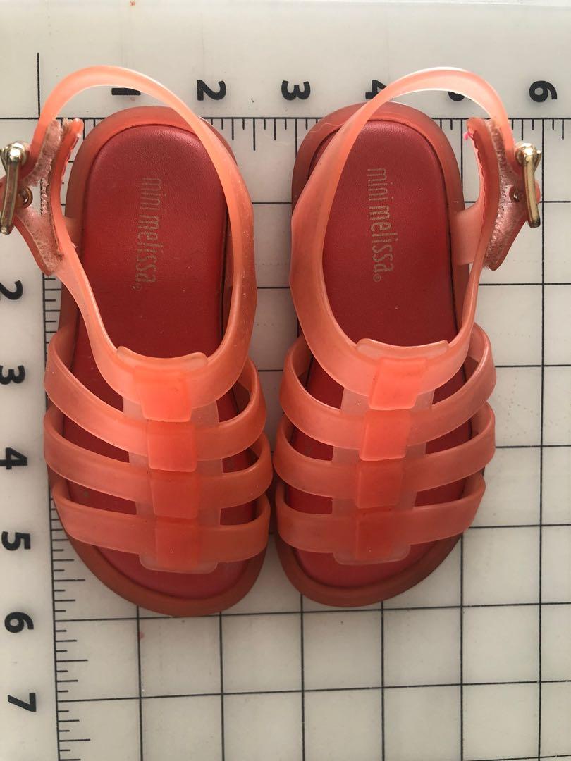 original mini melissa size usa 7, Babies & Kids, Babies & Kids Fashion ...