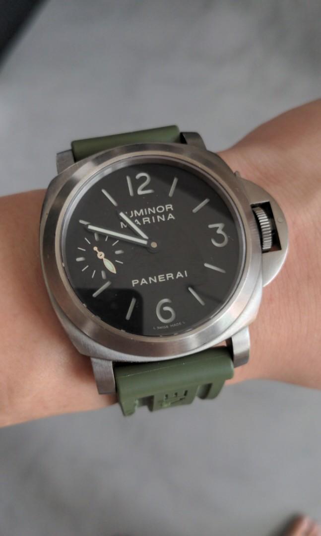 Panerai PAM 177 Titanium 44m, Men's Fashion, Watches & Accessories ...
