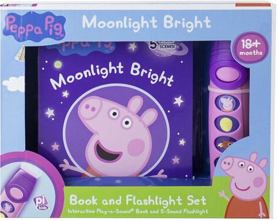 Peppa pig book and flashlight set, Hobbies & Toys, Toys & Games on ...