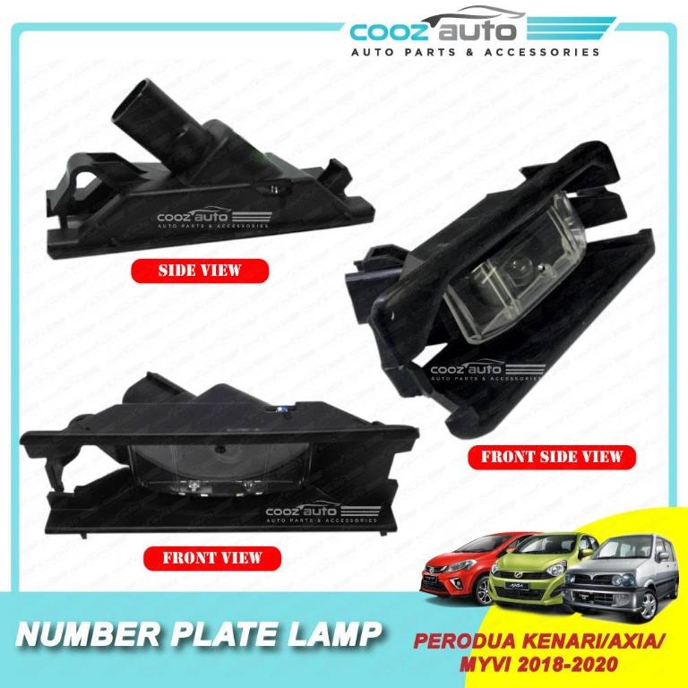 Perodua Kenari / Axia Myvi 2018 - 2021 rear car number plate ...