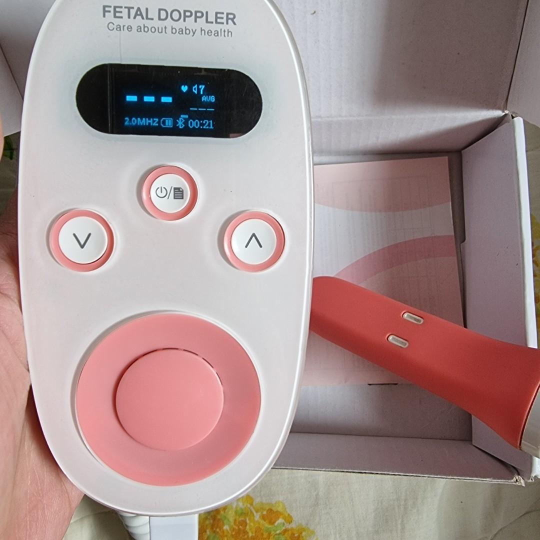 PINK PORTABLE FETAL DOPPLER ULTRASOUND, Health & Nutrition, Health ...