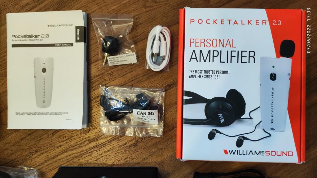 PocketTalker 2.0 Personal Amplifier Hearing Aid, Health & Nutrition ...