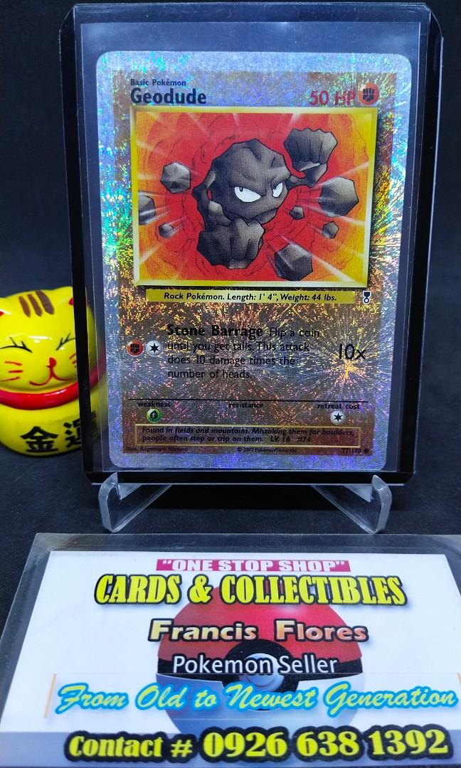 Pokemon Card - GEODUDE #77 - REVERSE FOIL (LEGENDARY COLLECTION) YEAR ...