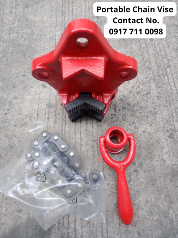 Portable Chain Vise, Commercial & Industrial, Construction Tools ...