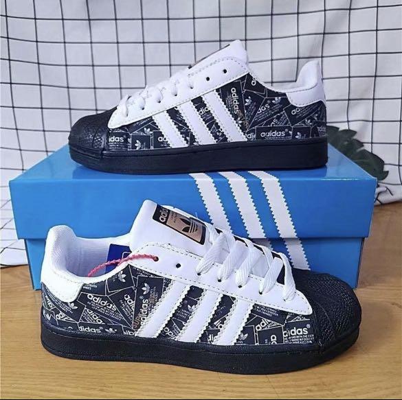 [PREORDER] Adidas Superstar Label Collage Sneakers, Women's Fashion ...