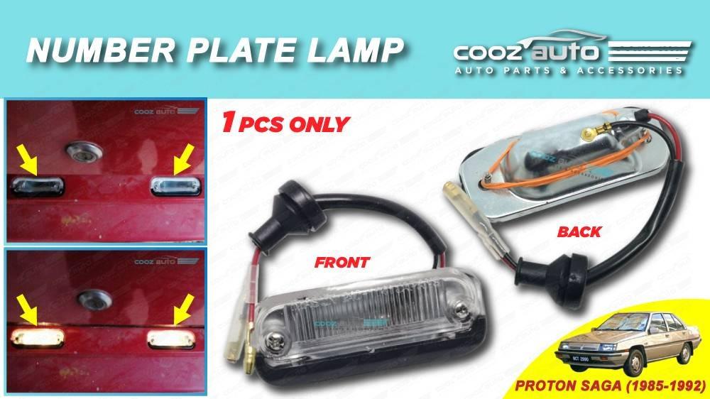 Proton Saga 1985 - 1992 rear car number plate registration plate lamp ...