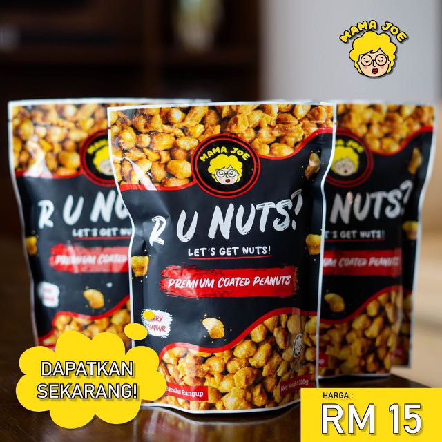 R U Nuts Mama Joe, Food & Drinks, Packaged & Instant Food on Carousell