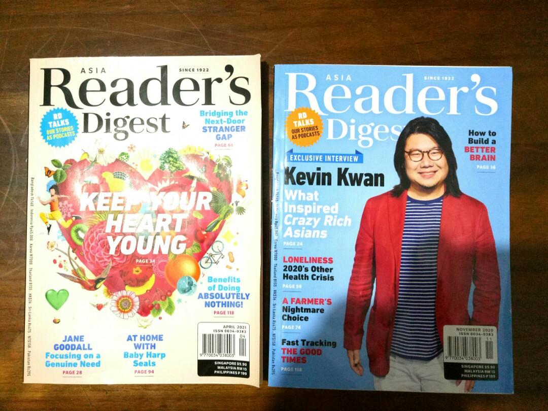 reader's digest 2021,2020, Hobbies & Toys, Books & Magazines, Magazines ...