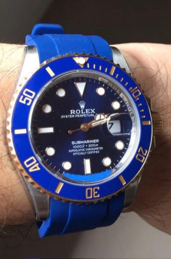 Rolex Explorer II 42mm Rubber Strap 216570 ) 22mm Curve End, Luxury ...