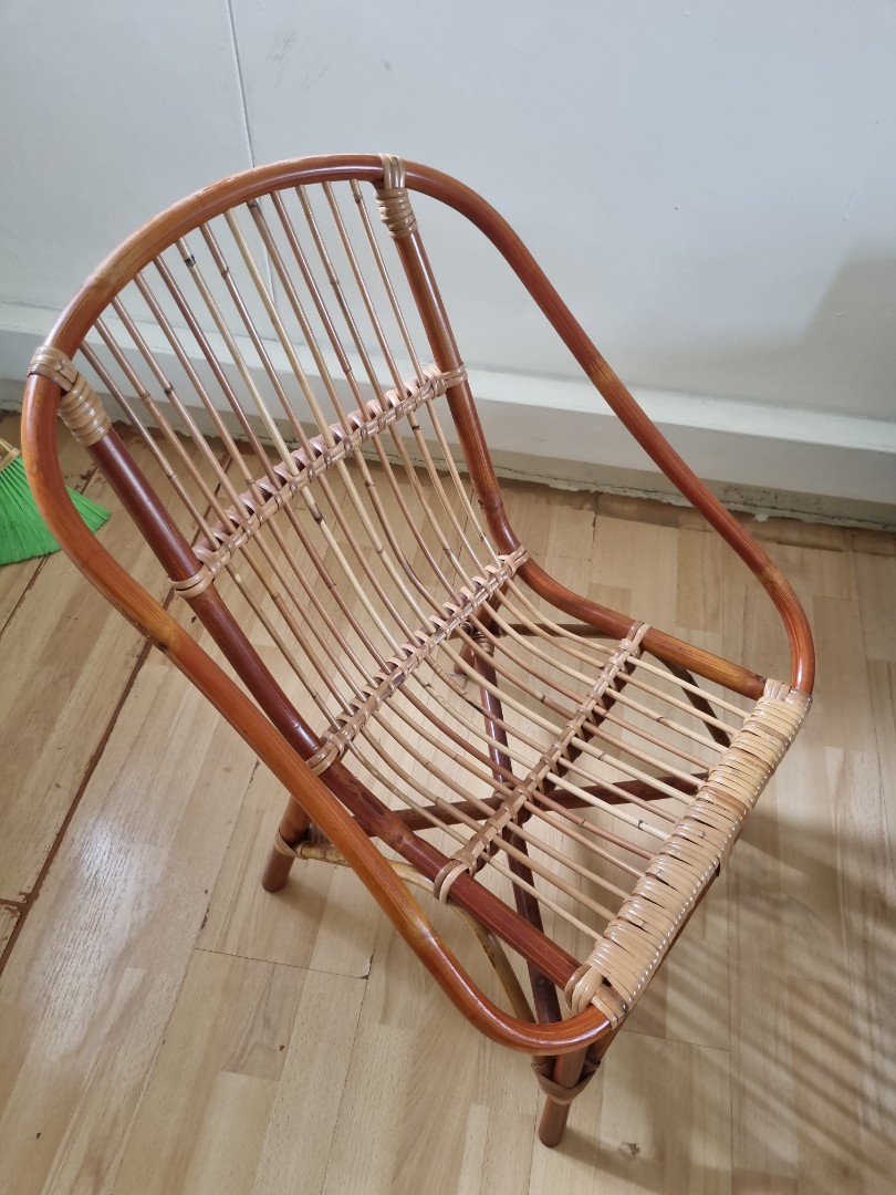 Rottan chair, Furniture & Home Living, Furniture, Chairs on Carousell
