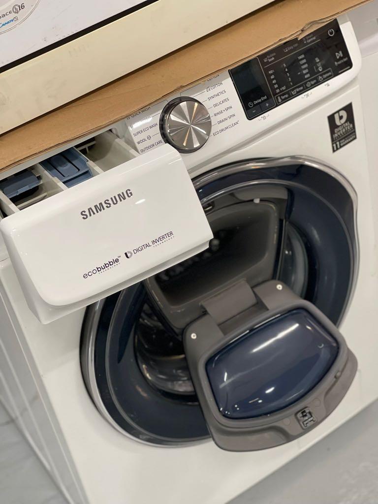 SAMSUNG 10KG FRONT LOAD WASHING MACHINE ADD WASH (10KG) (WHITE ...