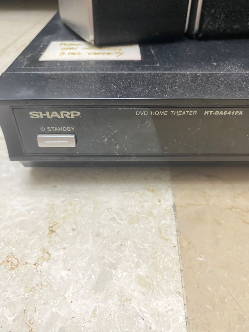 Sharp DVD home theater with speakers, TV & Home Appliances, Other Home ...
