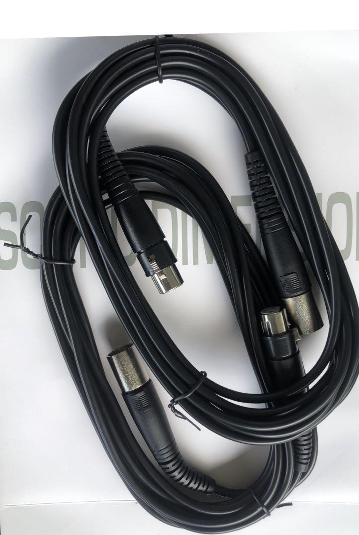 Shure mic cable/ 4.5 meter, Audio, Microphones on Carousell