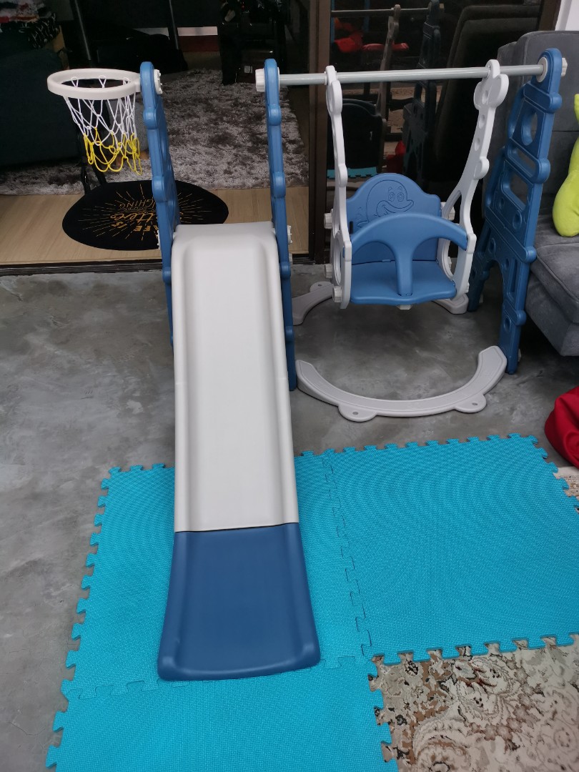 Slide and swing, Babies & Kids, Infant Playtime on Carousell