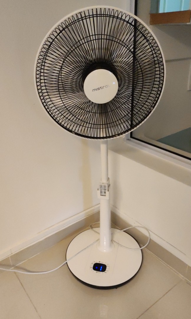 Slide Fan with Remote Control, 14 inch, White, TV & Home Appliances ...