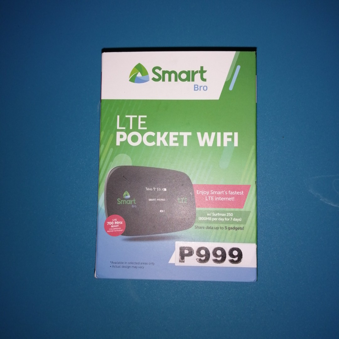 SMART BRO LTE POCKET WIFI WITH SMART PREPAID DATA SIM, Computers & Tech ...