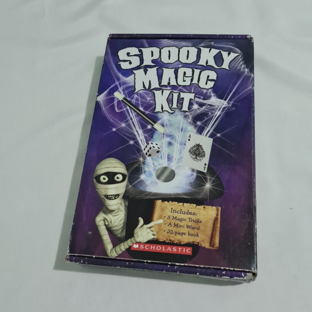 Spooky Magic Kit Book Scholastic with Freebies, Hobbies & Toys, Toys ...