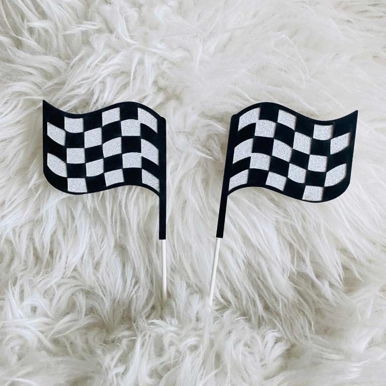 Star Birthday Cake Topper | Checkered Flag | F1 Cake | | Racing Car ...