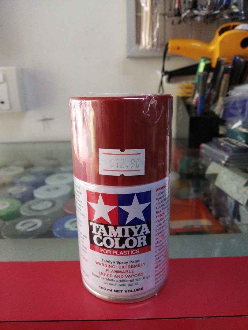 Tamiya TS-39 Mica Red Spray Paint For Plastic, Hobbies & Toys ...