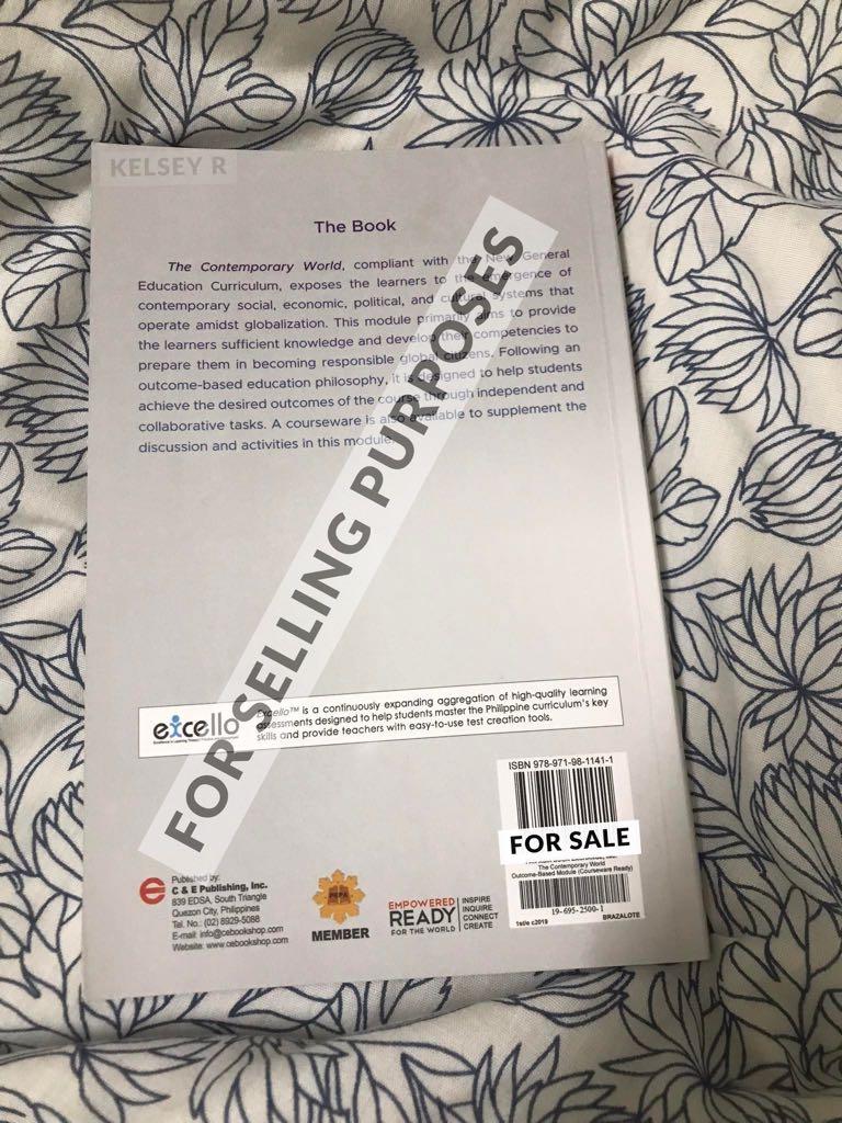 The Contemporary World: An outcome-based module (Mapua Book), Hobbies ...