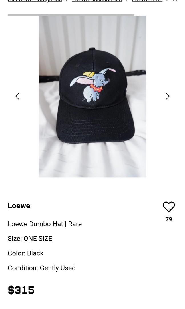 Unused Loewe Limited edition Dumbo Cap., Men's Fashion, Watches ...
