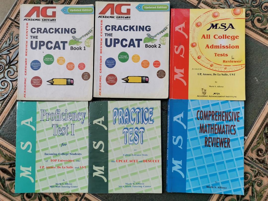 UPCAT College Entrace Test Exam Reviewer, Hobbies & Toys, Books ...