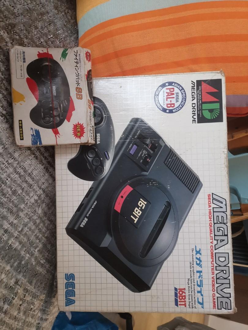 Vintage 16 Bit Sega Mega Drive, Video Gaming, Video Game Consoles ...