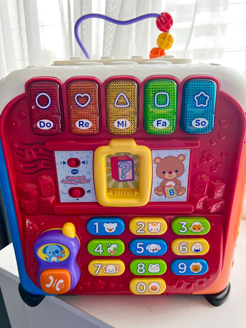 Vtech Alphabet activity cube, Babies & Kids, Infant Playtime on Carousell