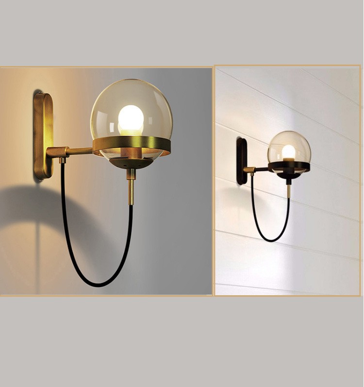 SKU:3029-Wall on cable wall light, Furniture & Home Living, Lighting ...