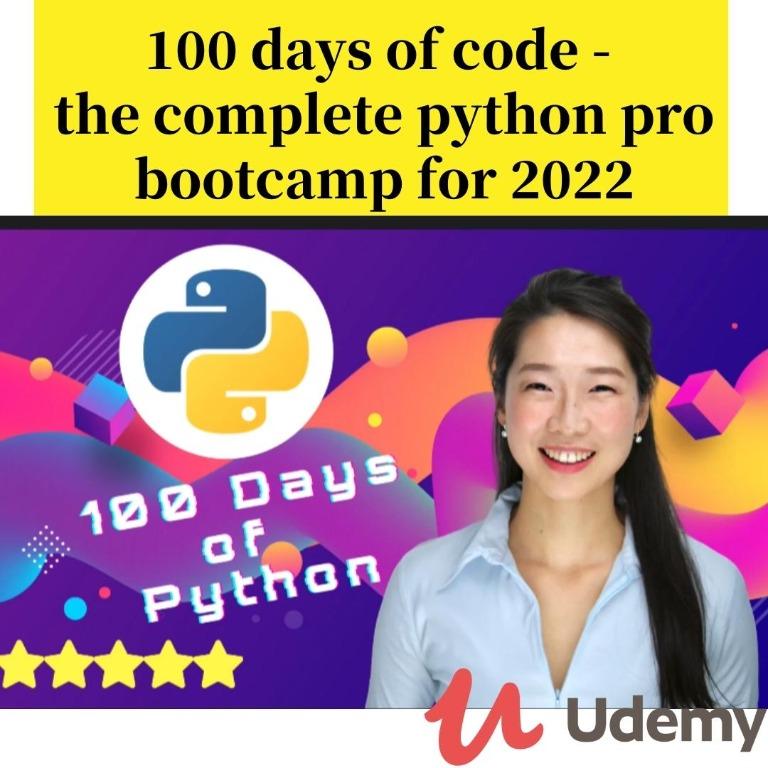 Udemy-100 days of code - the complete python pro bootcamp for 2022 ...
