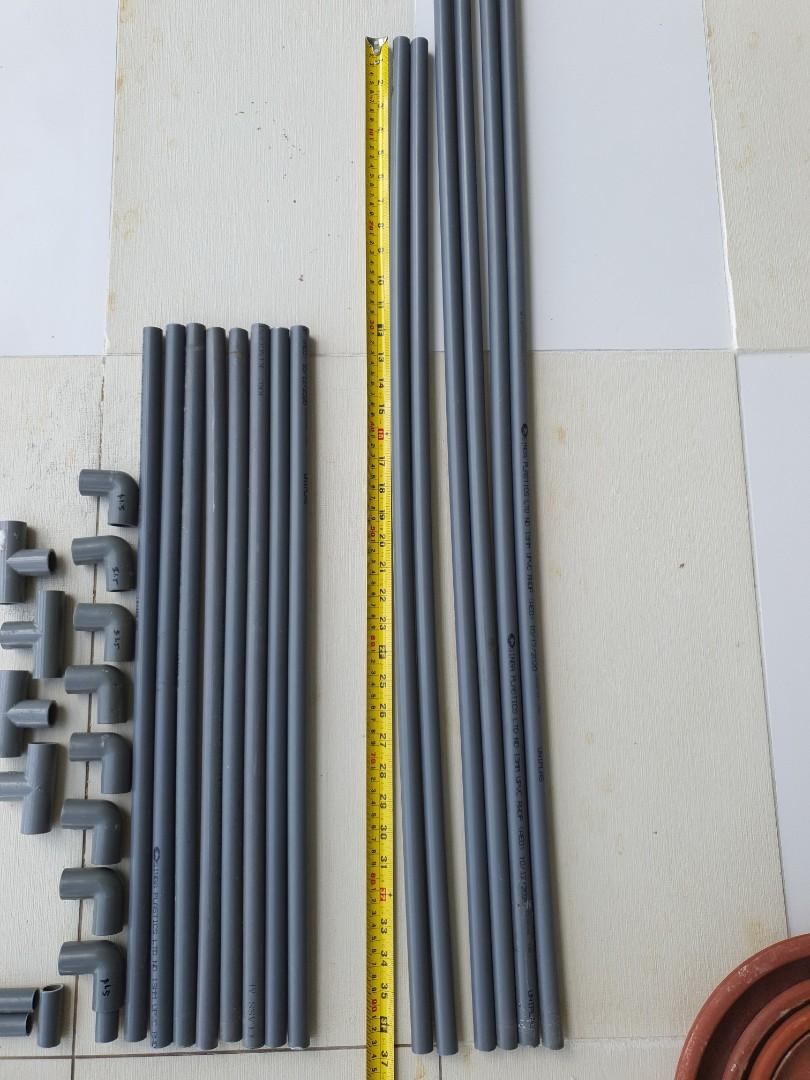 13mm pvc pipe various lengths, Furniture & Home Living, Gardening ...