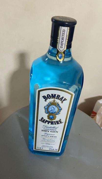 1 Litre Bombay Sapphire London Dry Gin ALC 47%, Food & Drinks ...