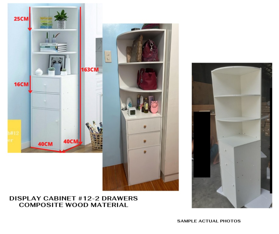 2 Door Display Cabinet Storage (dc12-2D) living room home furniture ...