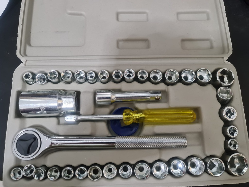 40pcs Combination Socket Wrench Set, TV & Home Appliances, Other Home ...