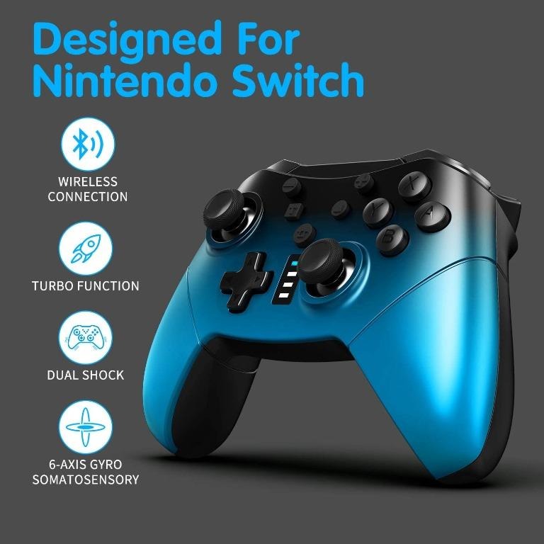 A16 Switch Pro Wireless Game Controller, Video Gaming, Gaming ...