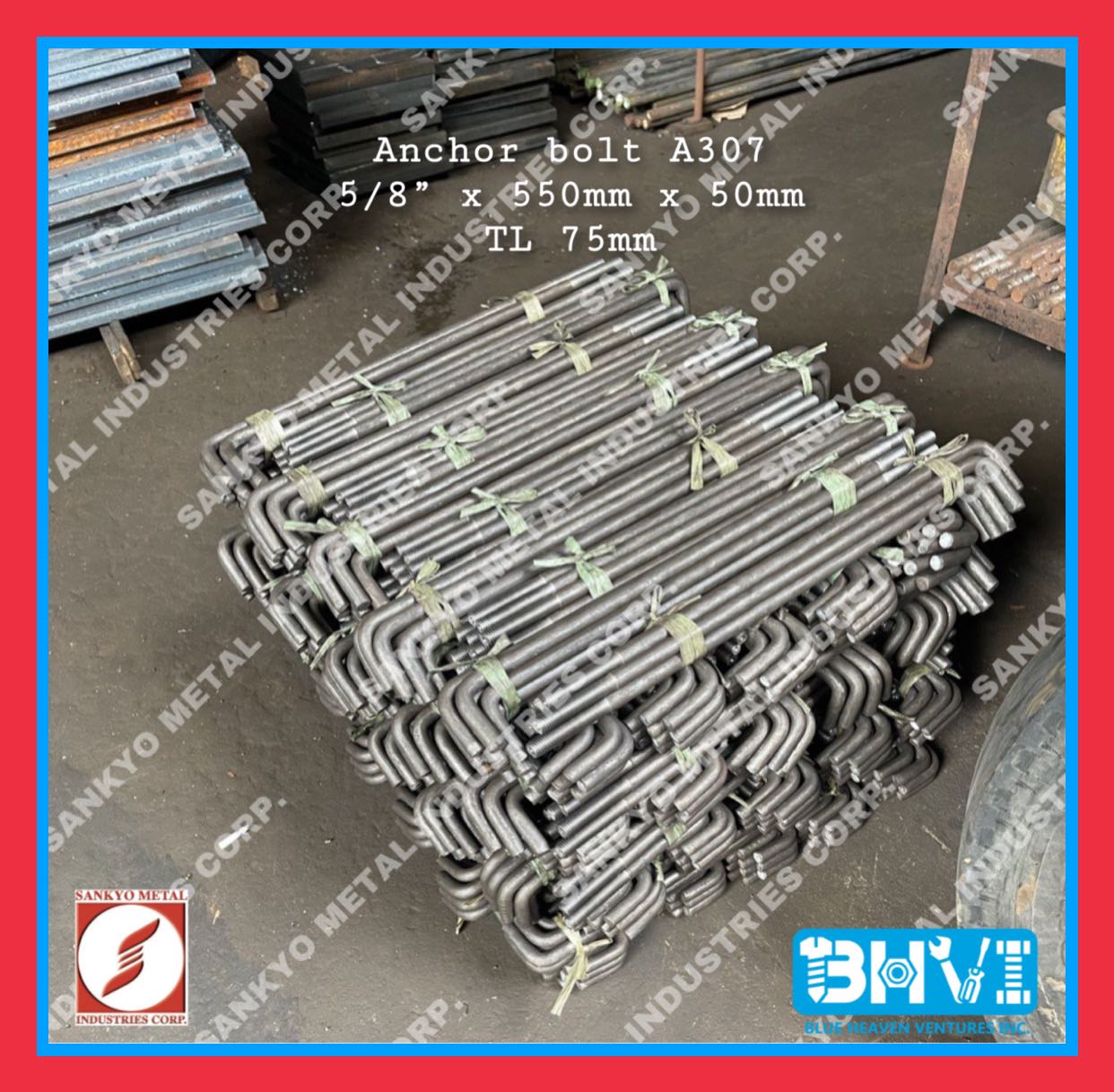 Anchor bolt A307 ordinary, Commercial & Industrial, Construction ...