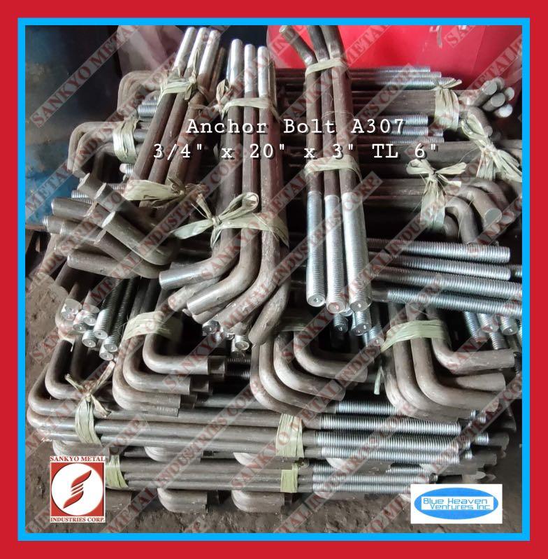 Anchor bolt A307 ordinary, Commercial & Industrial, Construction ...