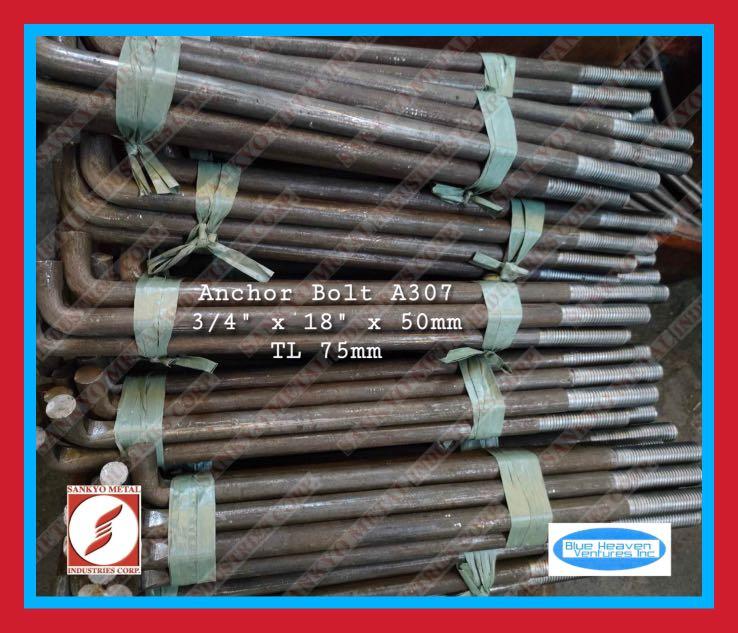 Anchor bolt A307 ordinary, Commercial & Industrial, Construction ...