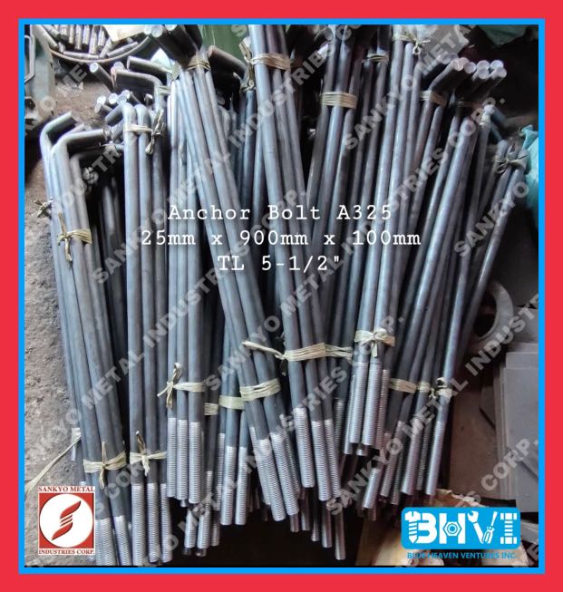 Anchor bolt A325 4140 High tensile, Commercial & Industrial ...