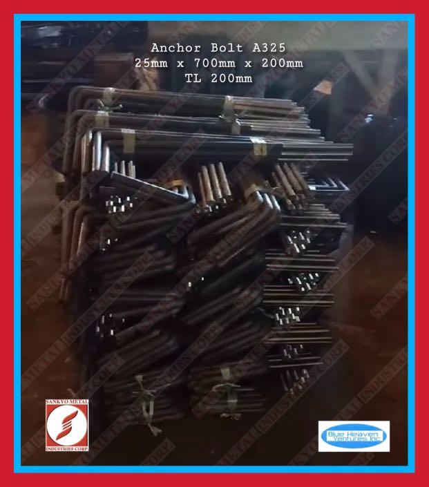 Anchor bolt A325 4140 High tensile, Commercial & Industrial ...