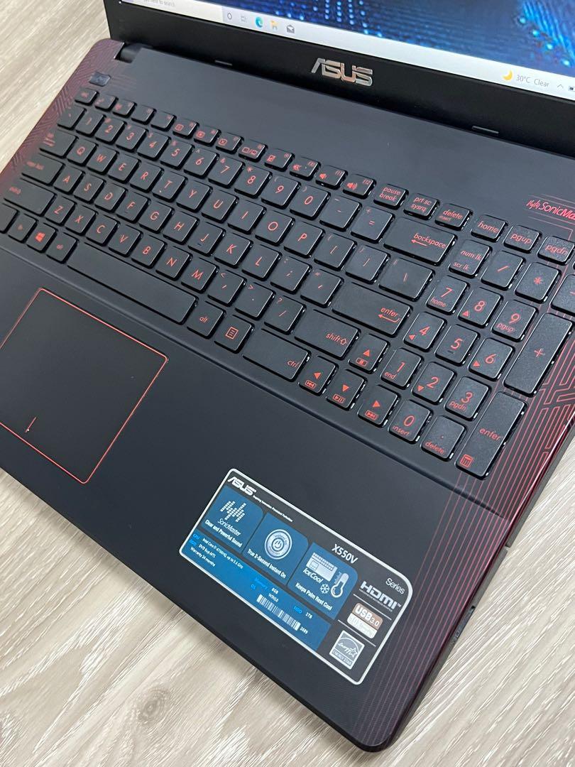 Asus Gaming Laptop X550VX /i7-6700HQ/ 16GB RAM/ 512GB SSD/ NVIDIA ...