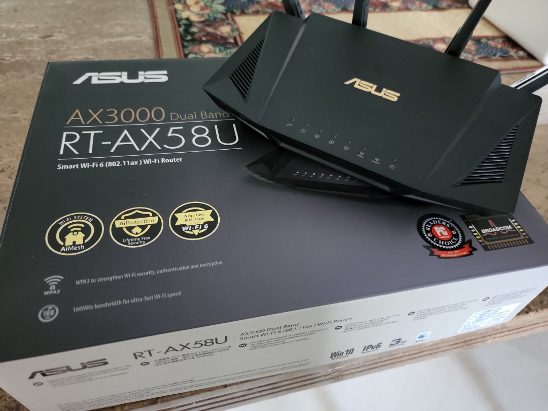 ASUS RT-AX58U, Computers & Tech, Parts & Accessories, Networking on ...