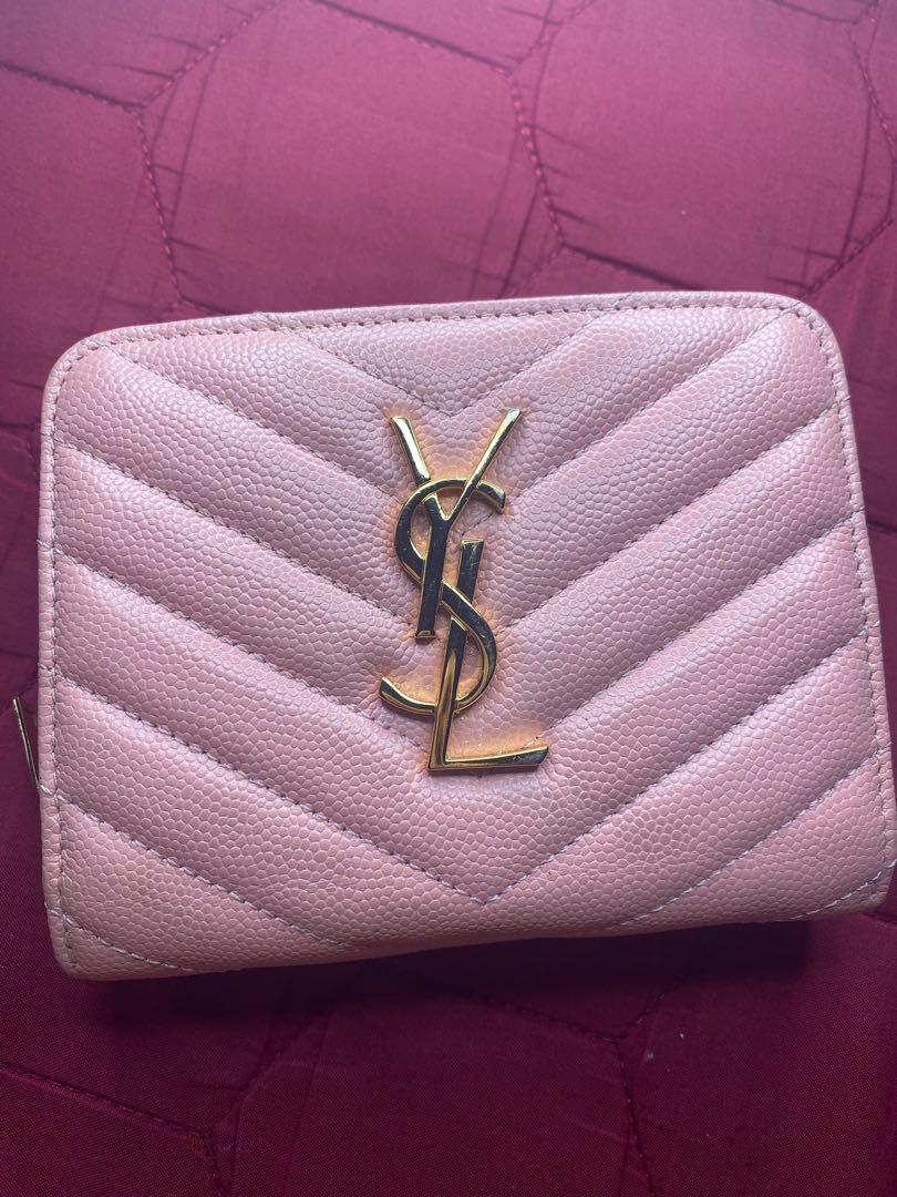 Authentic/ Original YSL compact wallet, Luxury, Bags & Wallets on Carousell