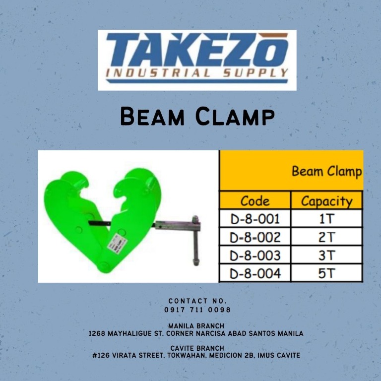 Beam Clamp, Commercial & Industrial, Construction Tools & Equipment on ...