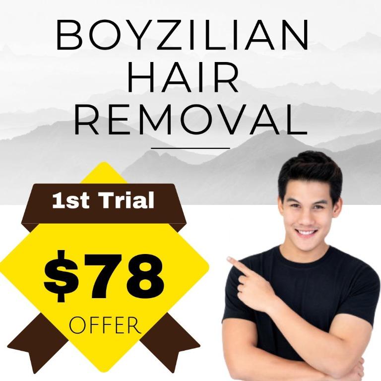 $78 Boyzilian Manzilian Laser Hair Removal. By Male therapist., Beauty ...