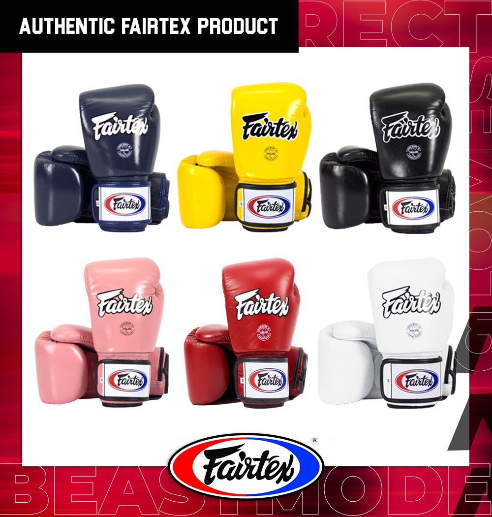 BRAND NEW Fairtex Gloves 100% Authentic in 6 Colours, Sports Equipment ...