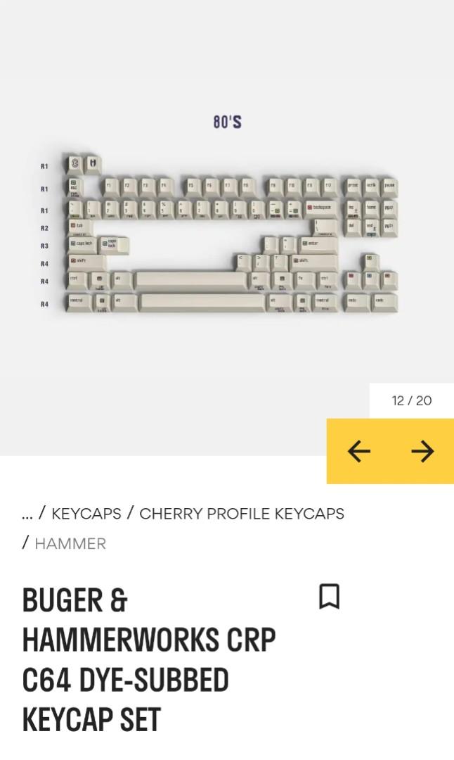 C64 crp hammerworks keycaps, Computers & Tech, Parts & Accessories ...