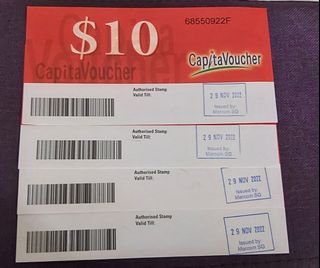 CapitaVoucher, Tickets & Vouchers, Vouchers on Carousell
