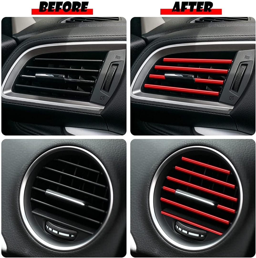 Car Aircon Vent Decor Strips, Car Accessories, Accessories on Carousell