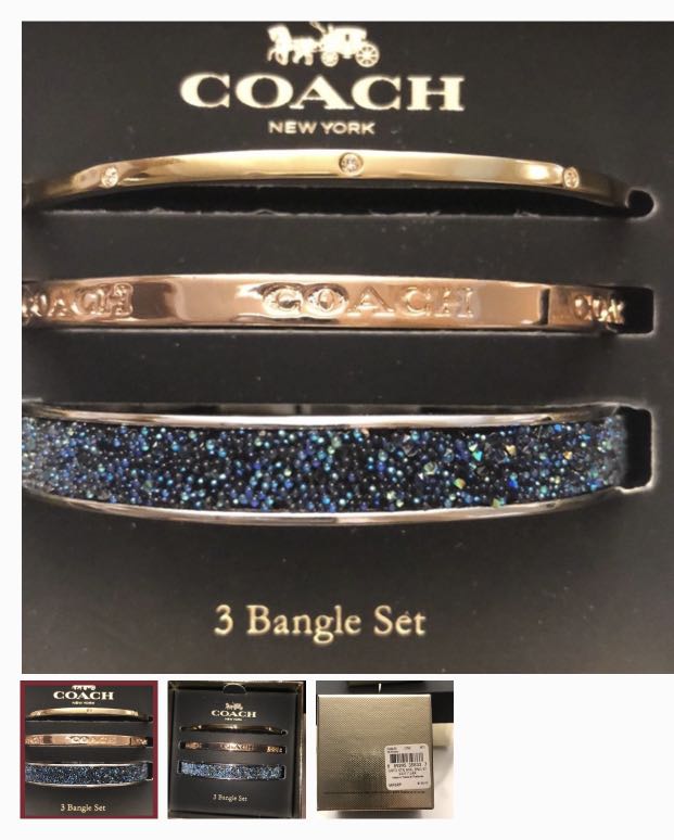 Coach 3 bangle set, Women's Fashion, Watches & Accessories, Other ...